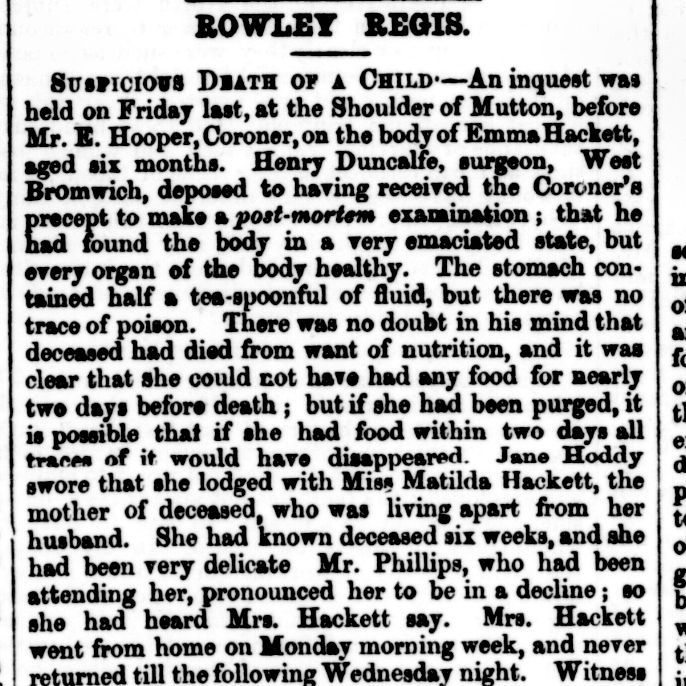 Families of the Lost Hamlets – the Hill family 7 – William Hackett and ...